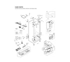Official LG LFXS26596S/02 bottom-mount refrigerator parts | Sears ...