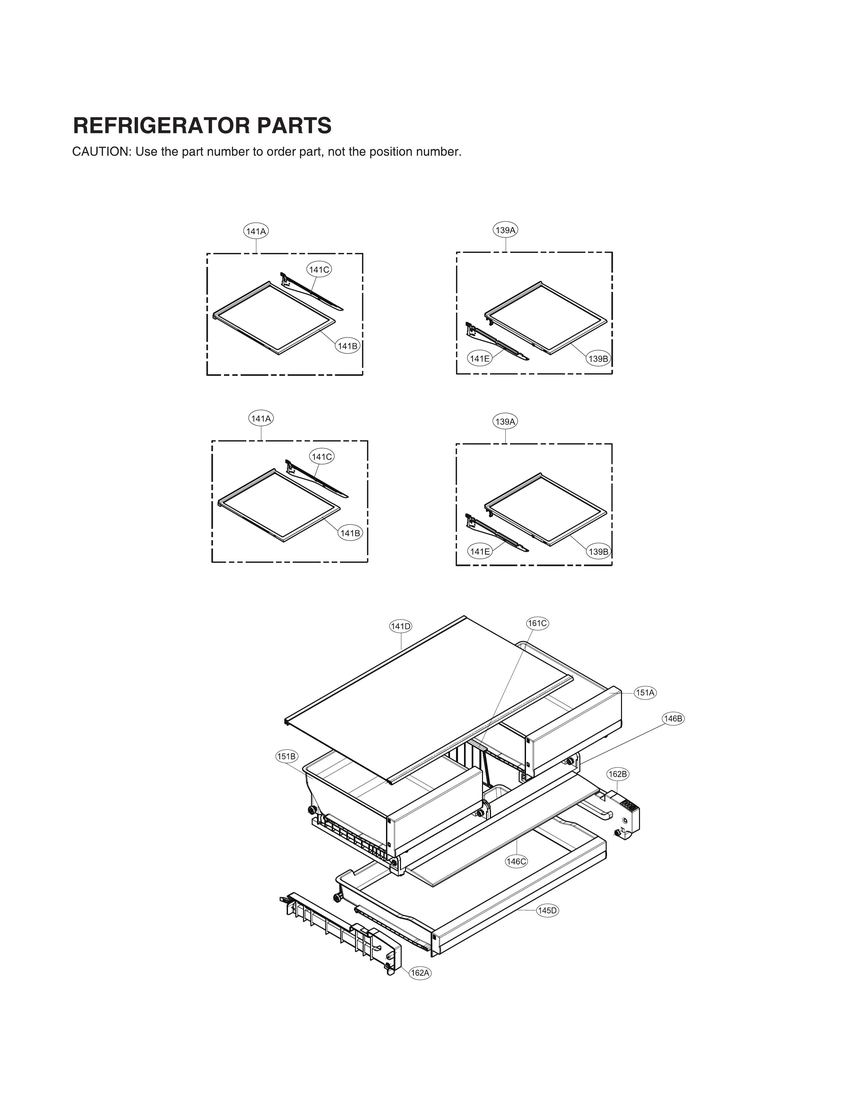 Page - 28 Official LG LFXS26596S/02 bottom-mount refrigerator parts ...