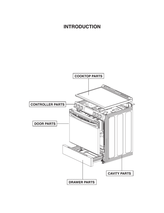 Official LG LSEL6333F/00 electric range parts | Sears PartsDirect