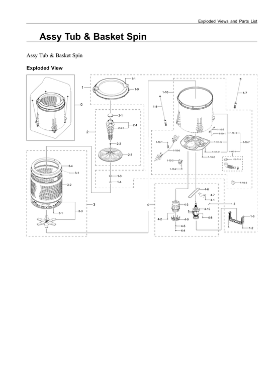 Page - 11 Official Samsung WA44A3405AP/A4-00 washer parts | Sears ...