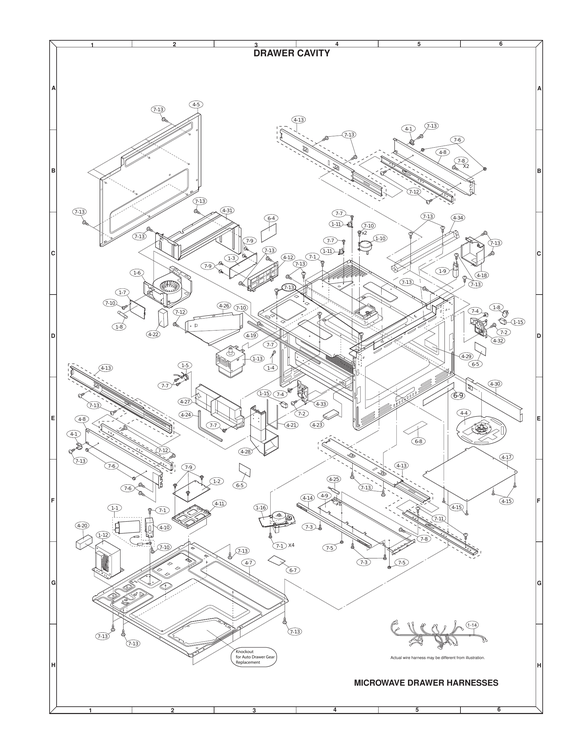 Official Sharp SMD2470ASYD built-in microwave parts | Sears PartsDirect