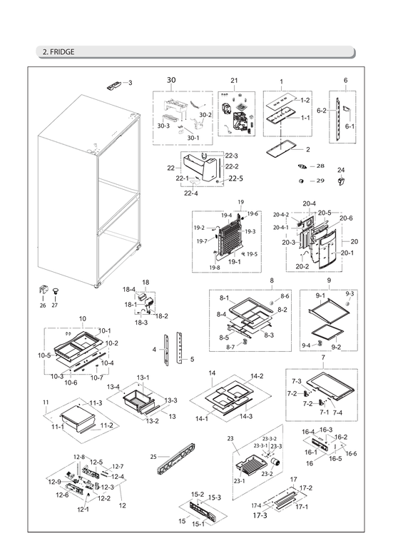 Page - 27 Official Samsung RF263TEAESR/AA-07 bottom-mount refrigerator ...