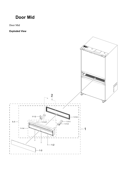 Official Samsung RF29BB860012/AA-00 bottom-mount refrigerator parts ...