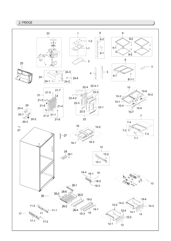 Page - 18 Official Samsung RF23HCEDBSG/AA-00 bottom-mount refrigerator ...