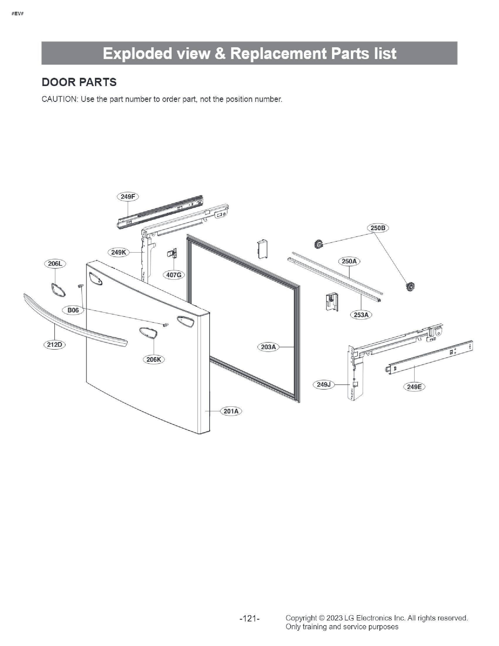 LG LRFOC2606S/00 bottom-mount refrigerator Parts | Diagrams, Manuals ...