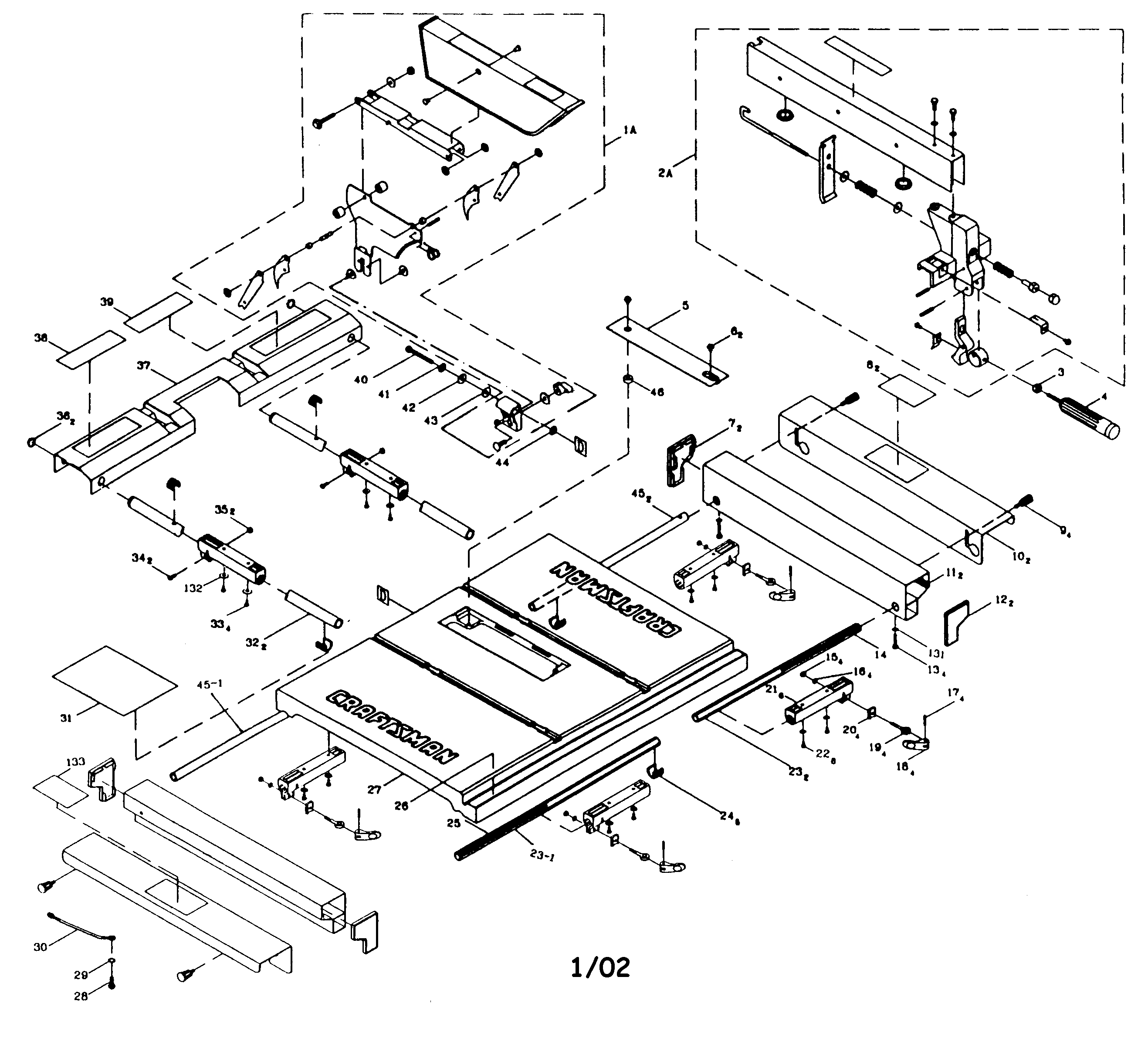 Official Craftsman 137248480 table saw parts | Sears PartsDirect