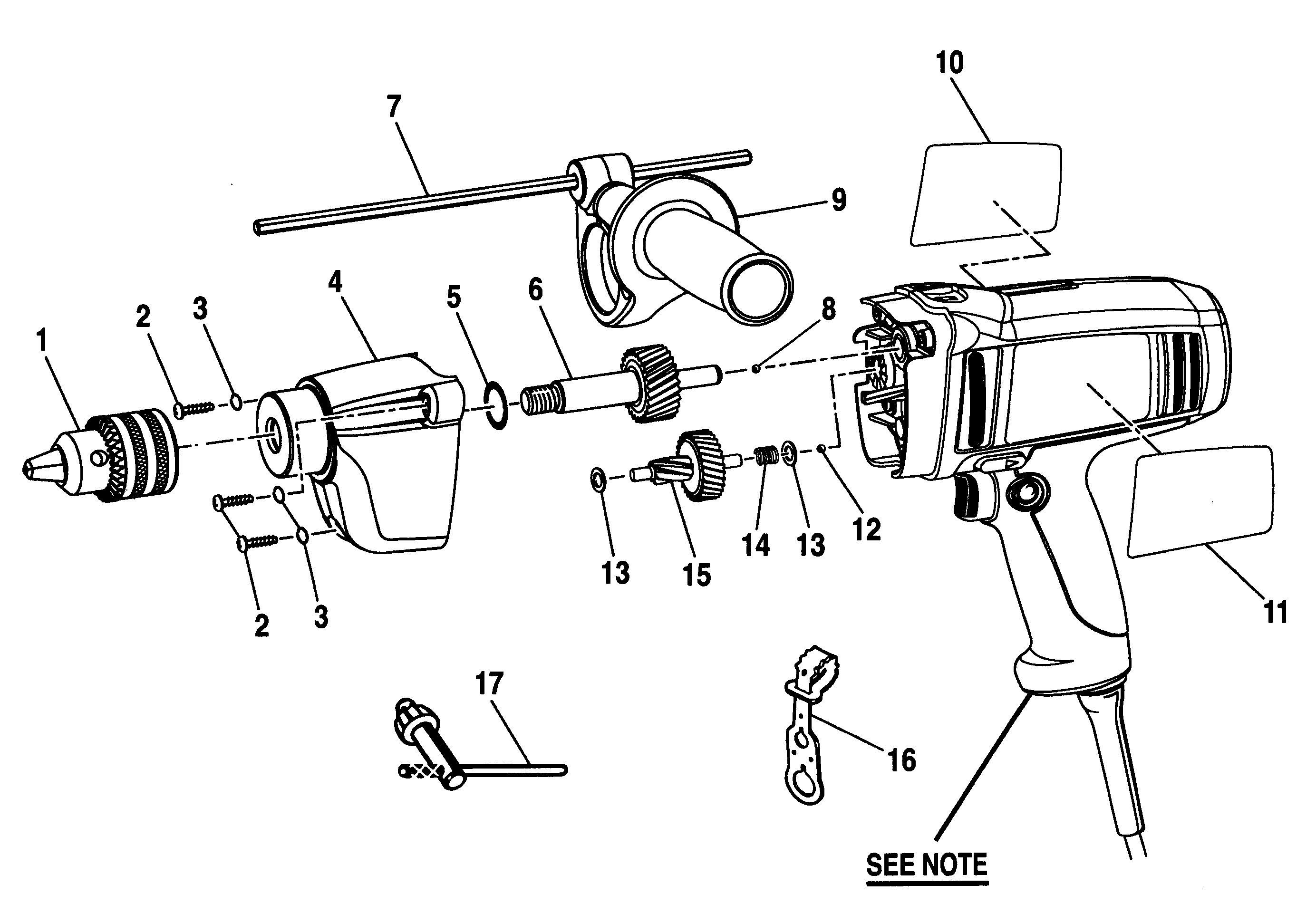 Craftsman 315101360 hammer drill Parts | Diagrams, Manuals | Sears ...