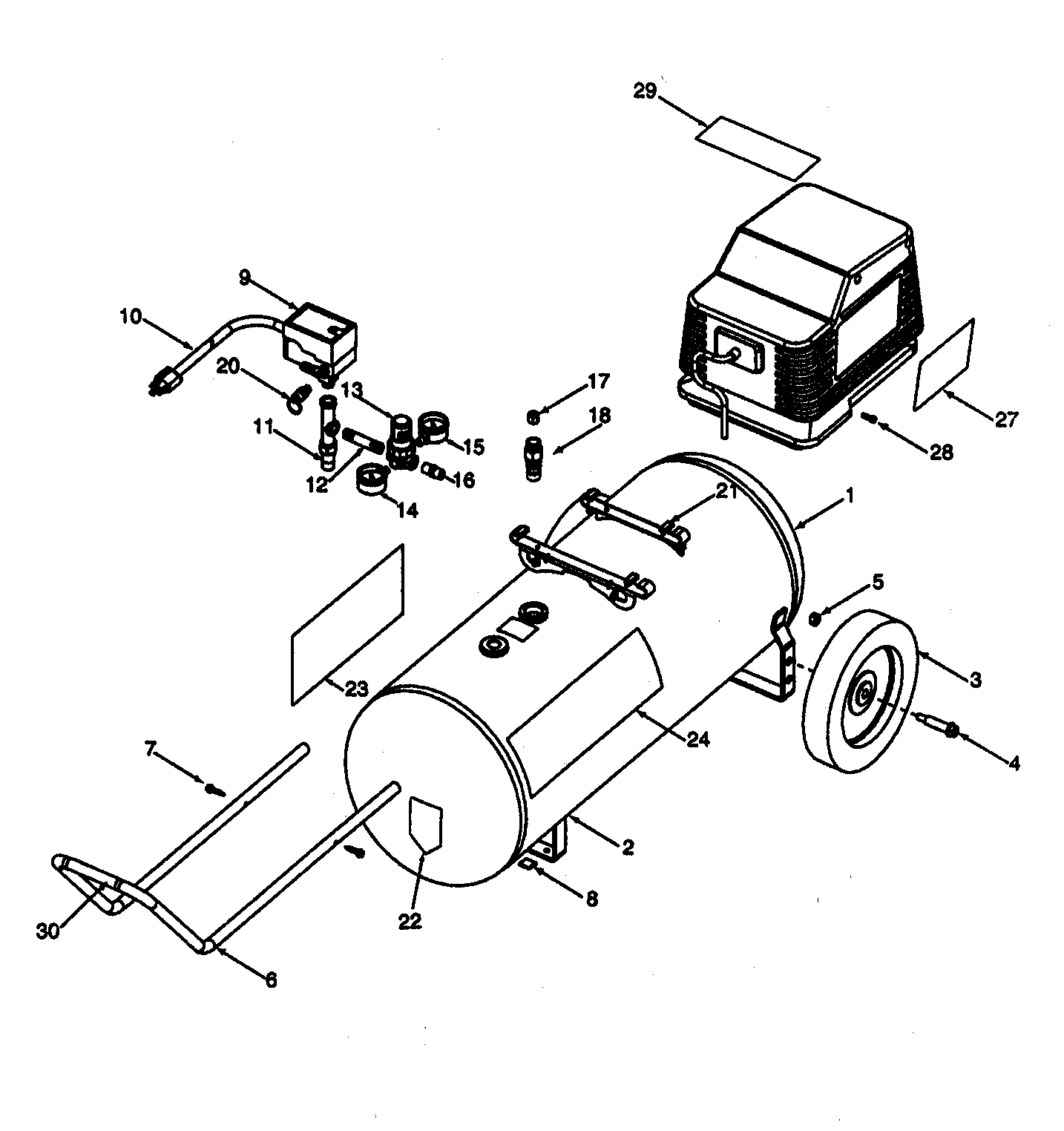 Official Craftsman 919167242 air compressor parts | Sears PartsDirect