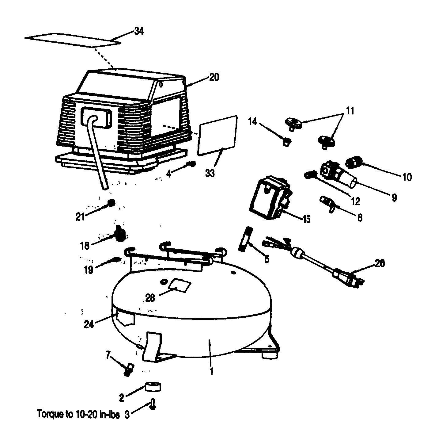 Page - 39 Official Craftsman 919165381 air compressor parts | Sears ...