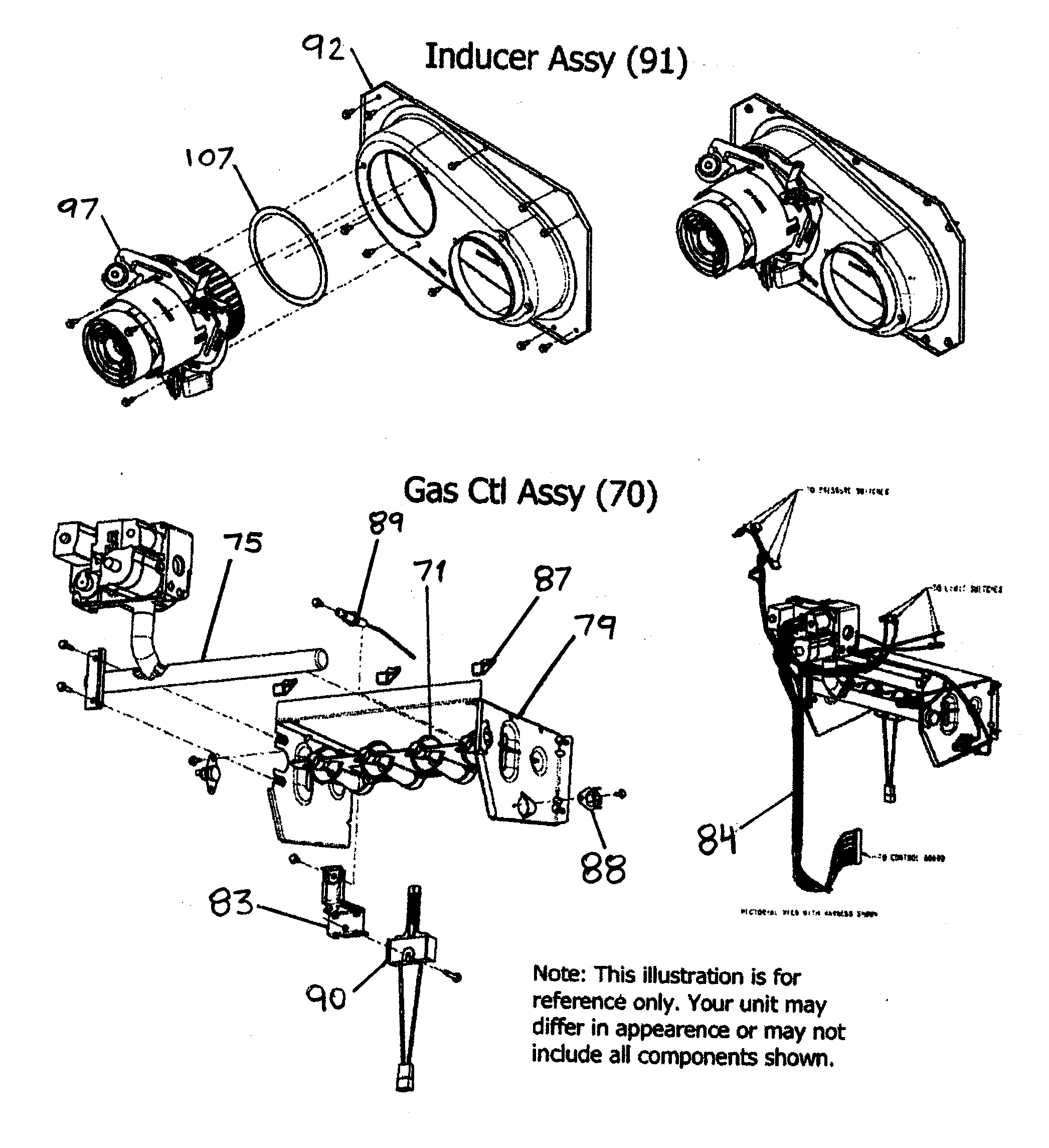 Official Payne PG8MAA036070AAJA furnace parts | Sears PartsDirect