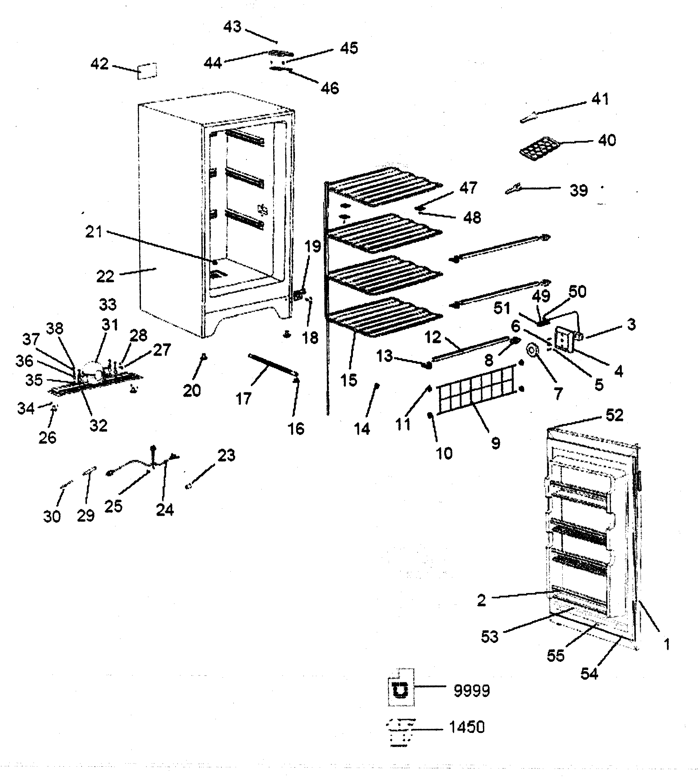 Page - 5 Official Haier HUM091EA upright freezer parts | Sears PartsDirect