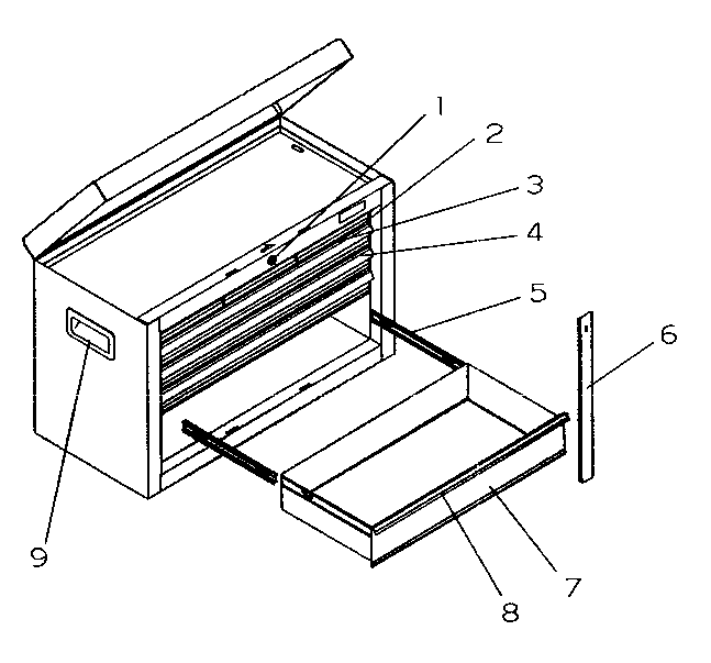 Official Craftsman 706622140 tool chest parts | Sears PartsDirect