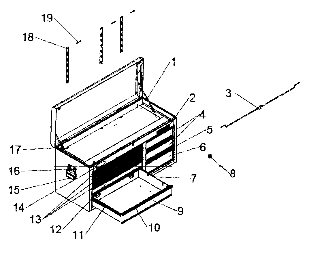 Official Craftsman 706132870 tool chest parts | Sears PartsDirect
