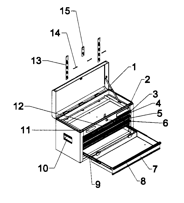 Official Craftsman 706136050 tool chest parts | Sears PartsDirect