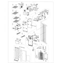 Official Samsung RS261MDBP/XAA side-by-side refrigerator parts | Sears ...