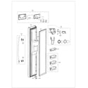 Official Samsung RS261MDBP/XAA side-by-side refrigerator parts | Sears ...