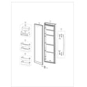Official Samsung RS261MDBP/XAA side-by-side refrigerator parts | Sears ...