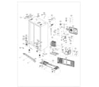 Official Samsung RS261MDWP/XAA side-by-side refrigerator parts | Sears ...