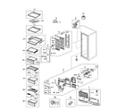 Official Samsung RSG257AARS/XAA-00 side-by-side refrigerator parts ...