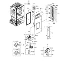 Official Samsung RF263BEAEWW/AA-01 bottom-mount refrigerator parts ...