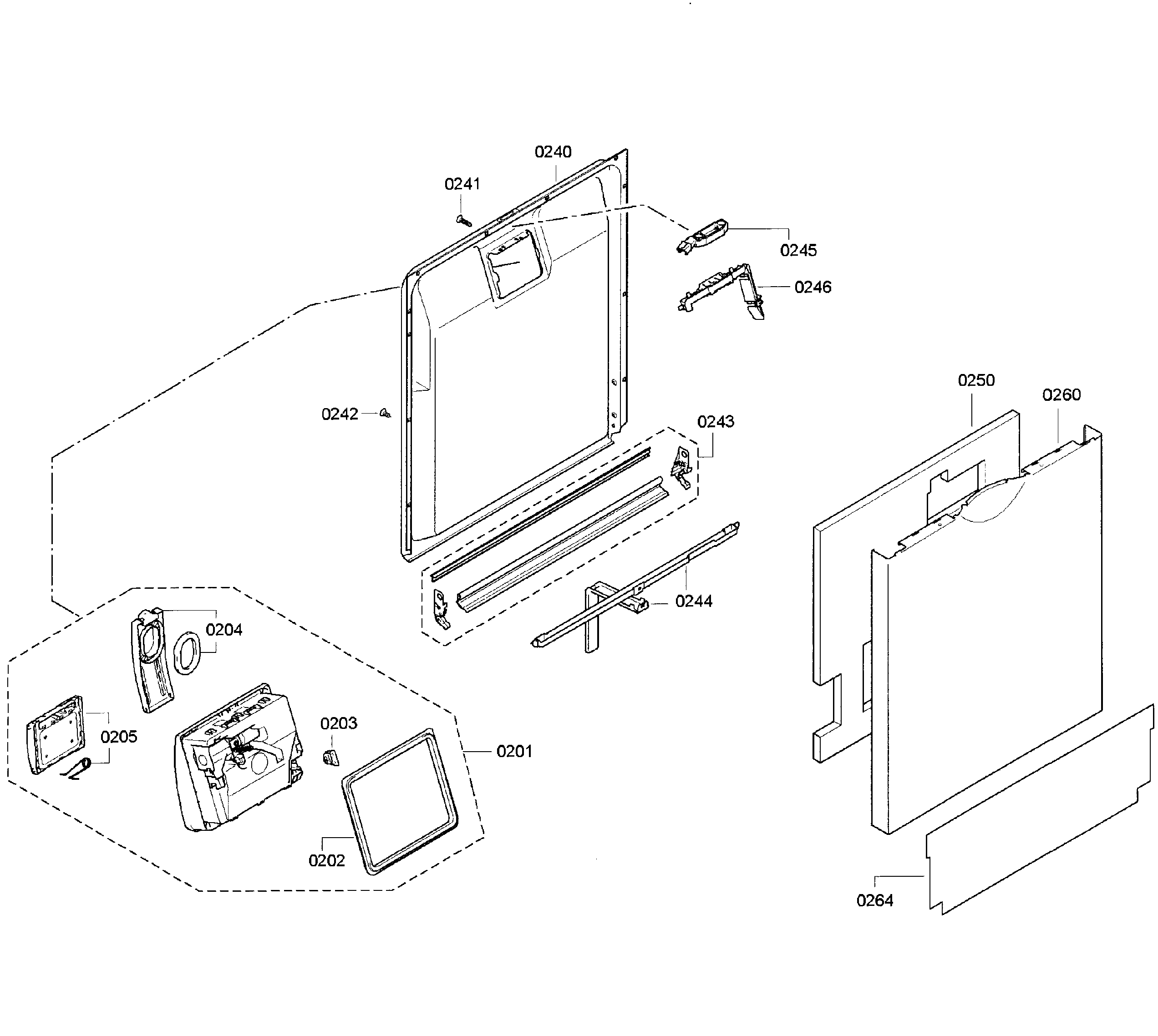 Page - 8 Official Bosch SGE63E15UC/44 dishwasher parts | Sears PartsDirect