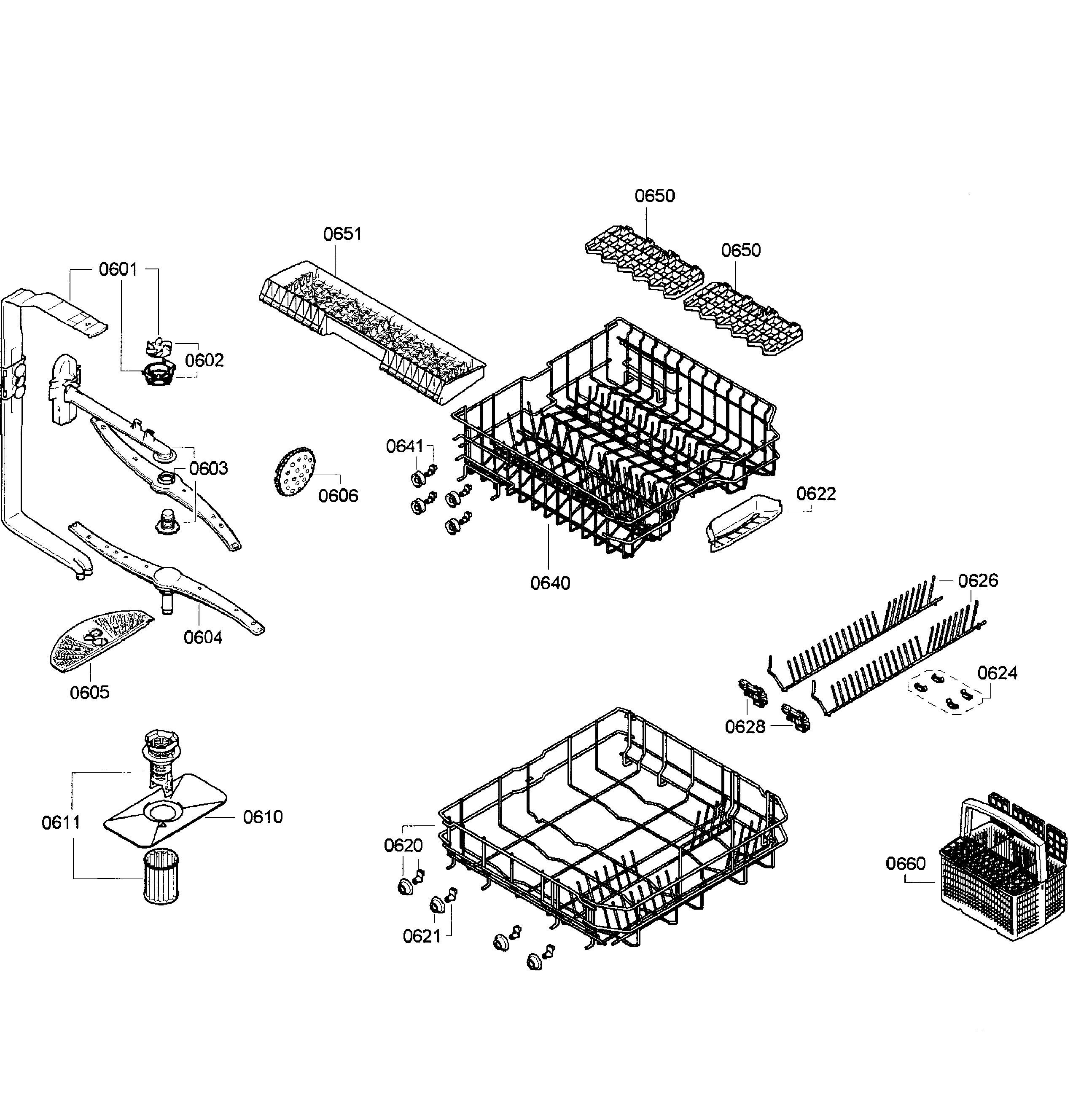Page - 8 Official Bosch SGE63E15UC/44 dishwasher parts | Sears PartsDirect