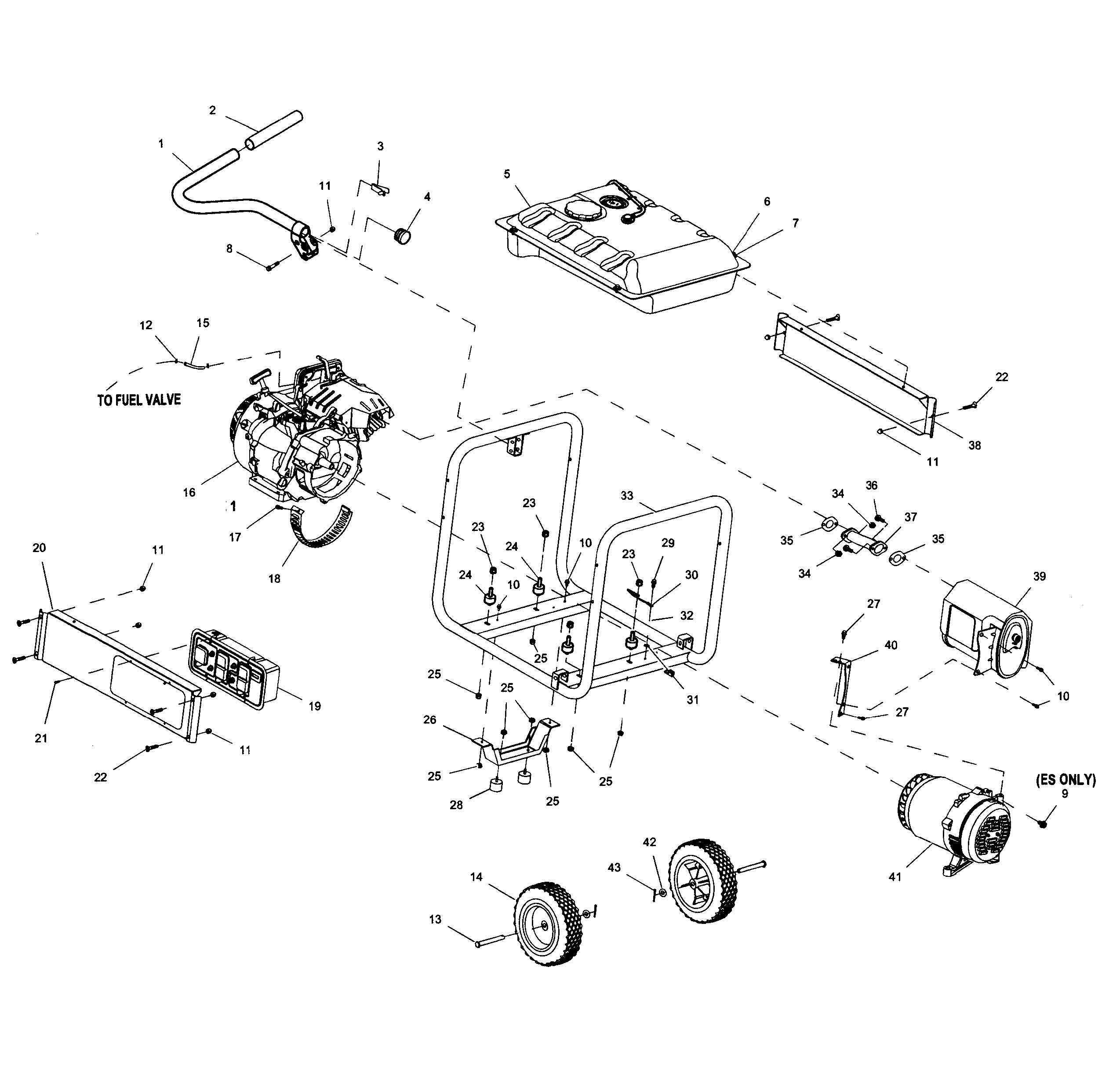 Generac generator parts store