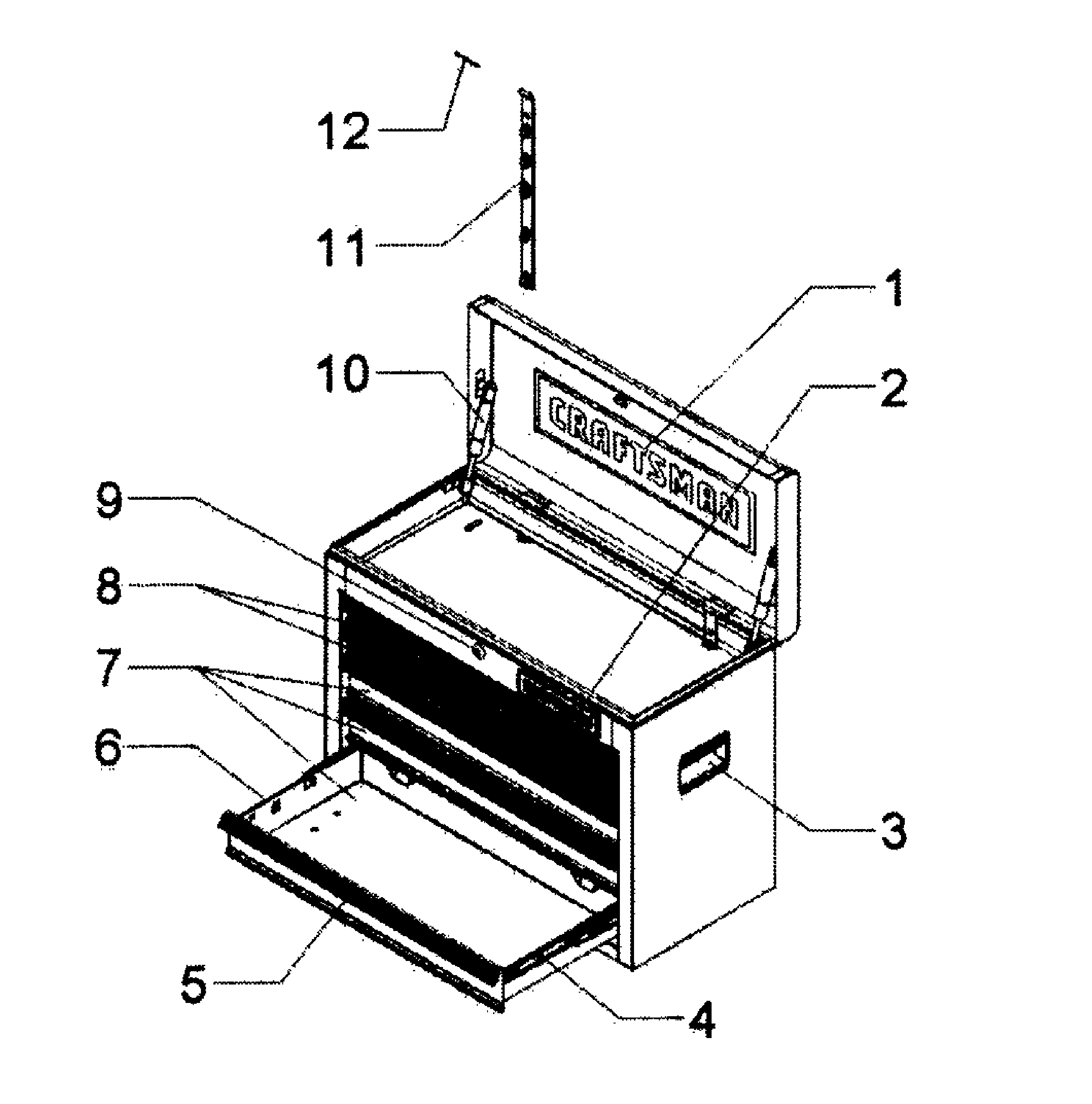Official Craftsman 706377150 tool chest parts | Sears PartsDirect
