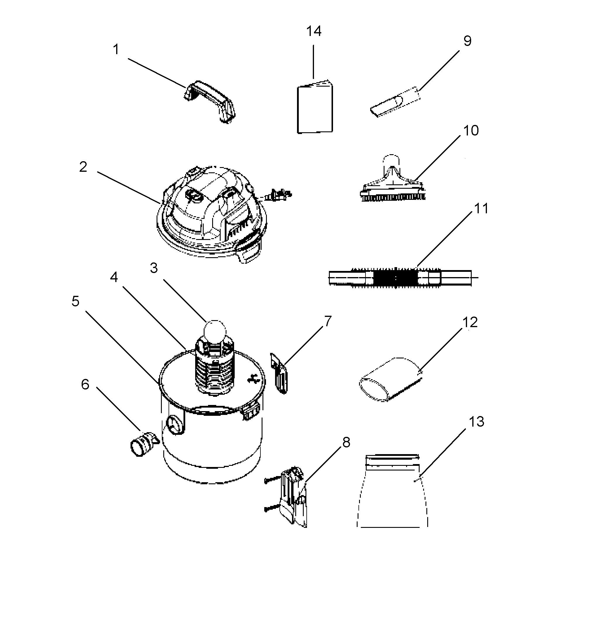 Official Craftsman 12512001 wet/dry vacuum parts | Sears PartsDirect