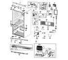 Official Samsung RF4287HARS/XAA-01 bottom-mount refrigerator parts ...