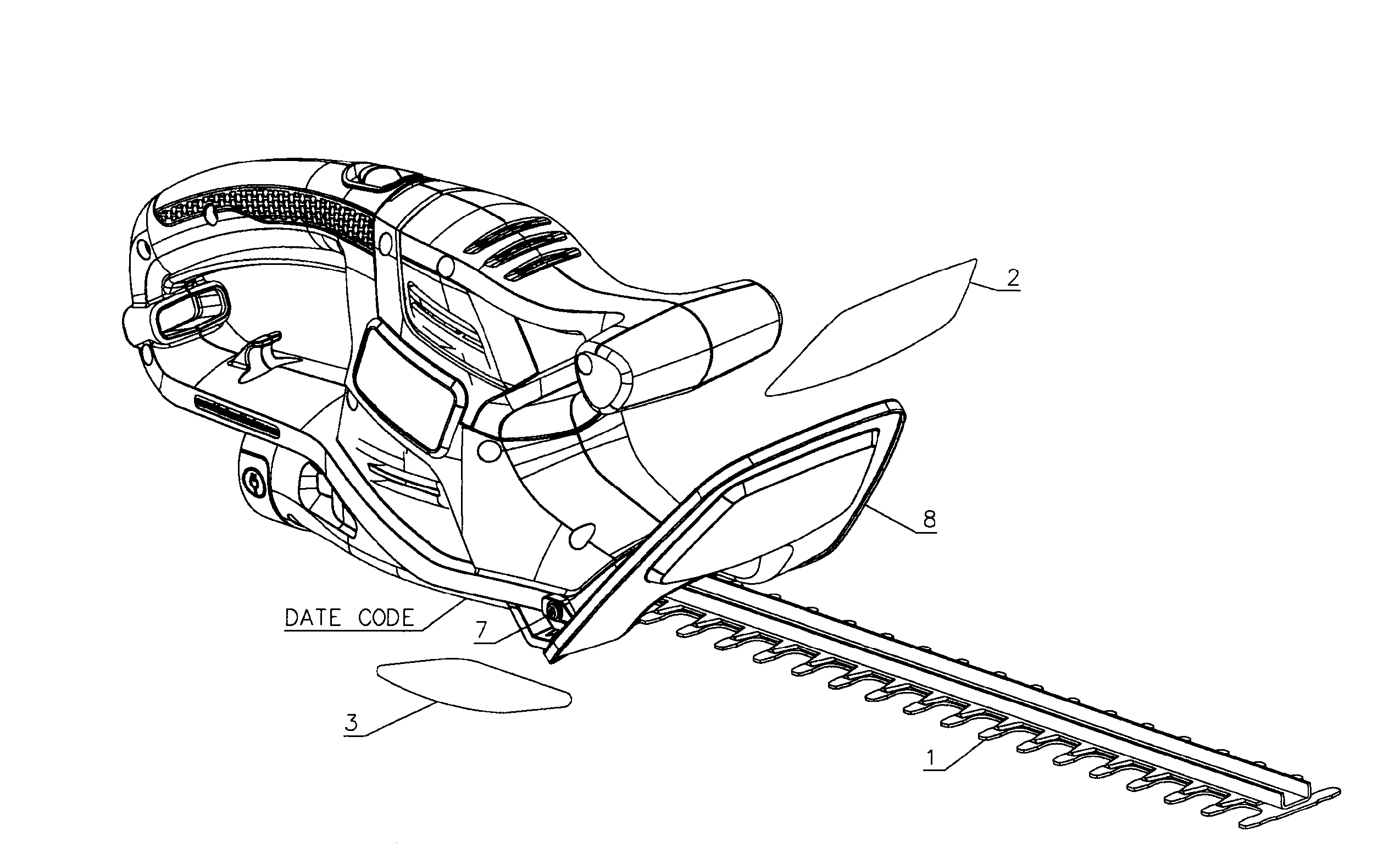 Page - 4 Official Black & Decker TR117 TYPE 1 hedge trimmer parts ...