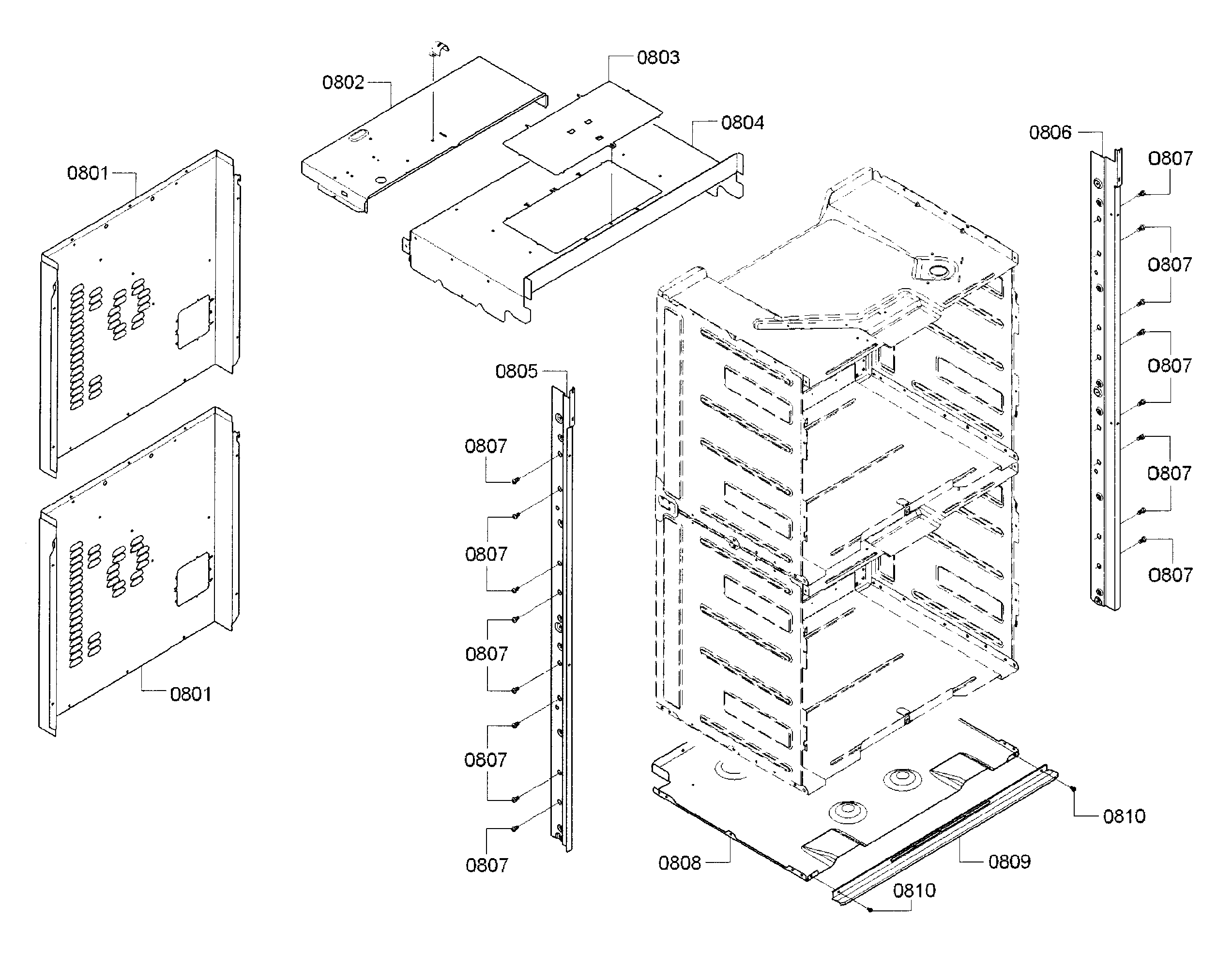Official Bosch HBL8651UC/01 electric wall oven parts | Sears PartsDirect