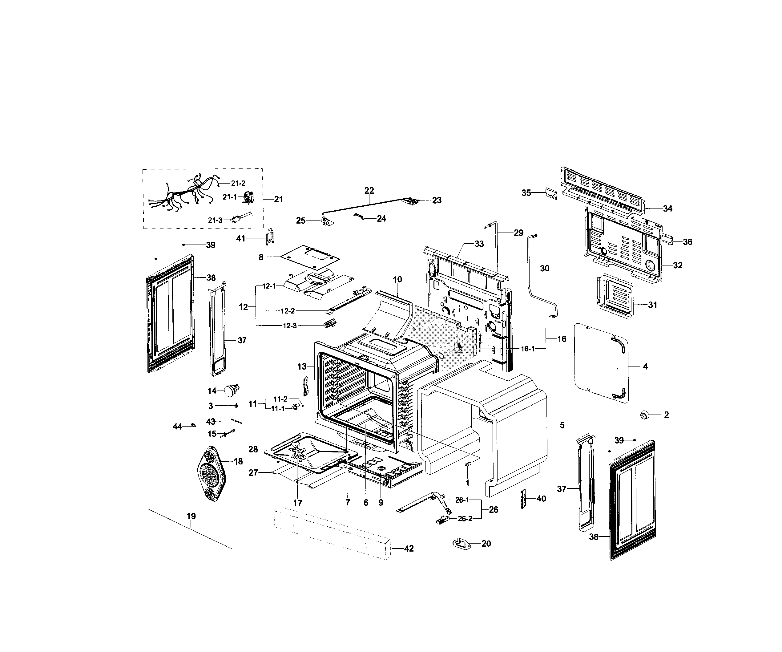 Official Samsung NX58H5600SS/AA-00 gas range parts | Sears PartsDirect