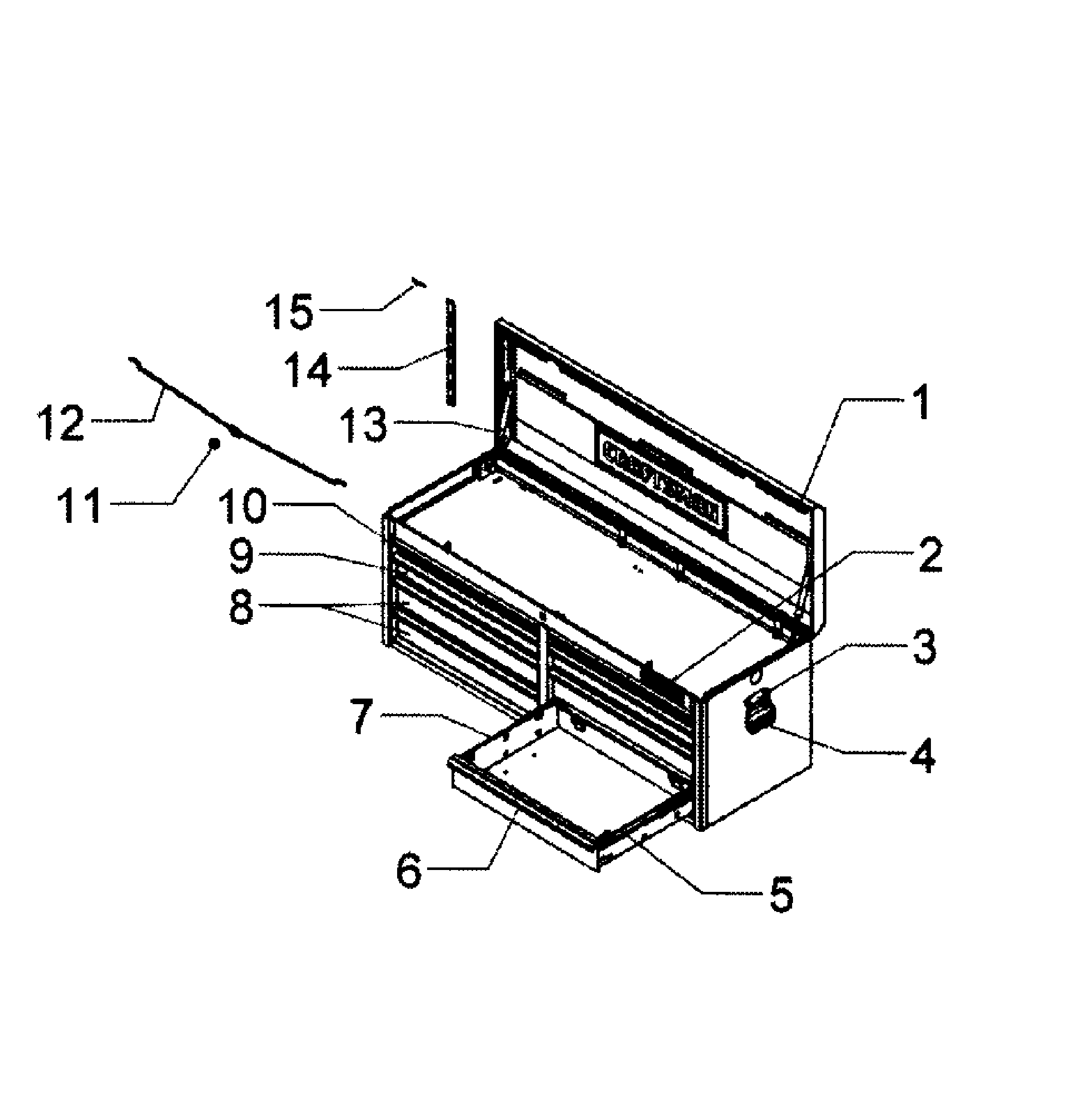 Official Craftsman 706407790 tool chest parts | Sears PartsDirect