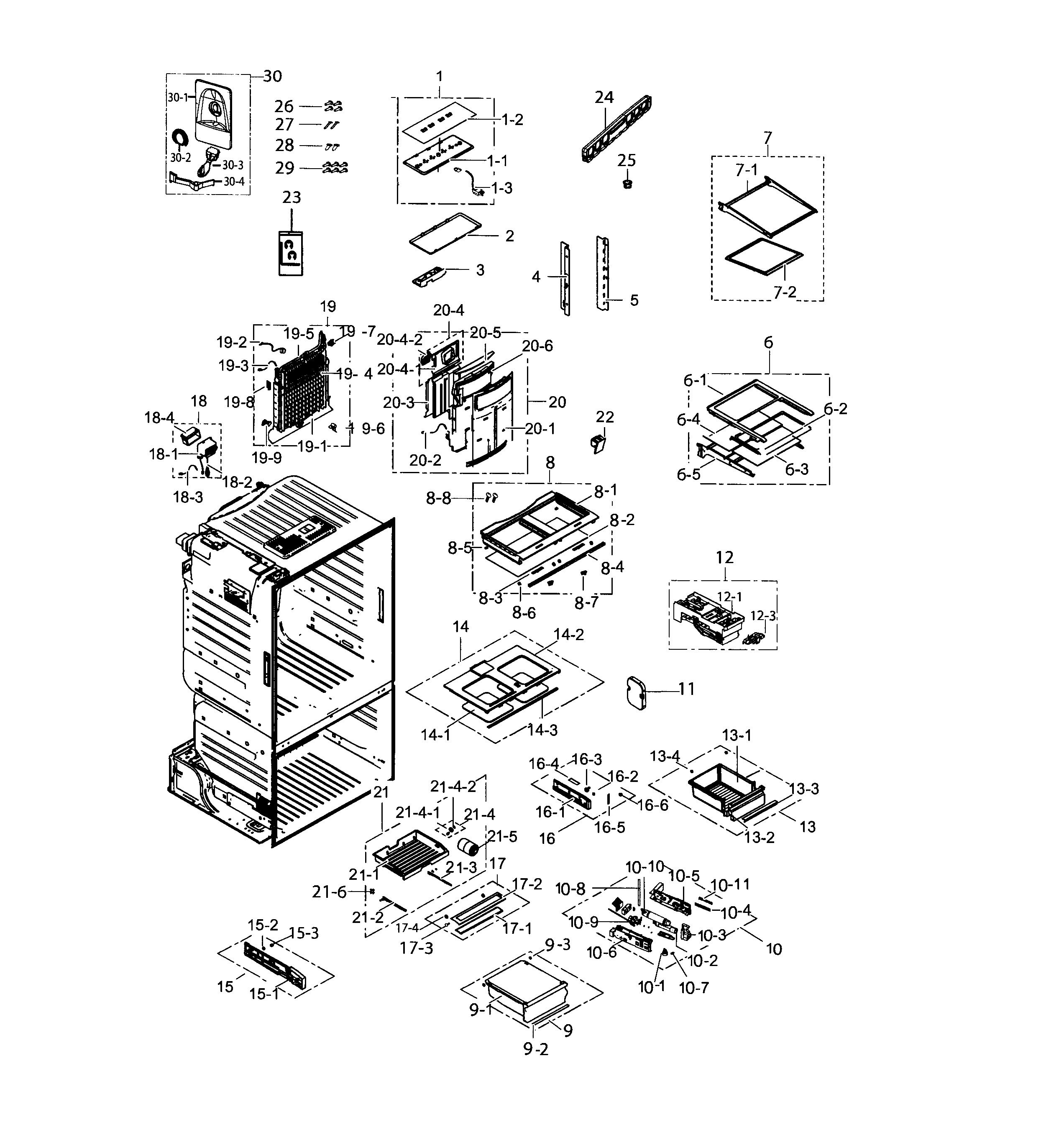Page - 17 Official Samsung RF26HFPNBSR/AA-00 bottom-mount refrigerator ...