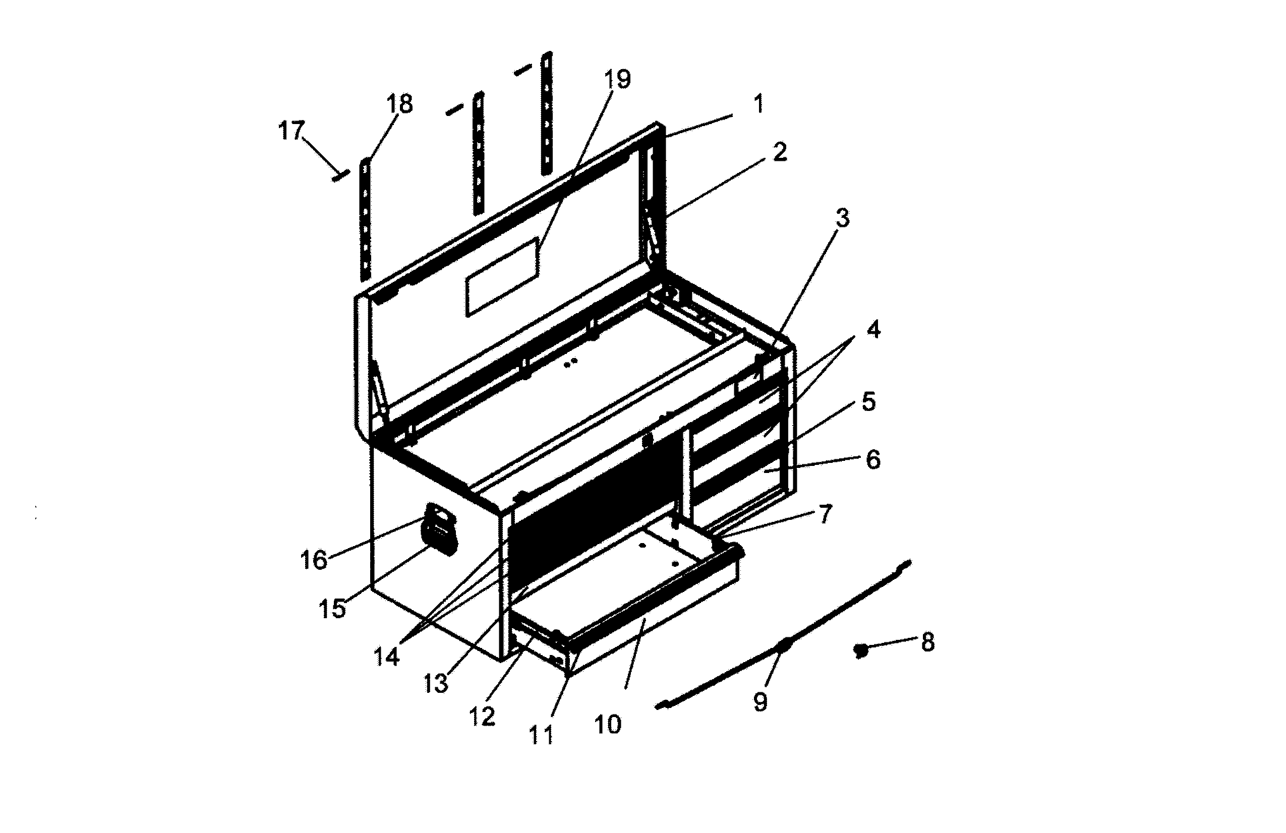 Official Craftsman 706452590 tool chest parts | Sears PartsDirect