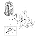 Official Samsung RF4287HARS/XAA-02 bottom-mount refrigerator parts ...