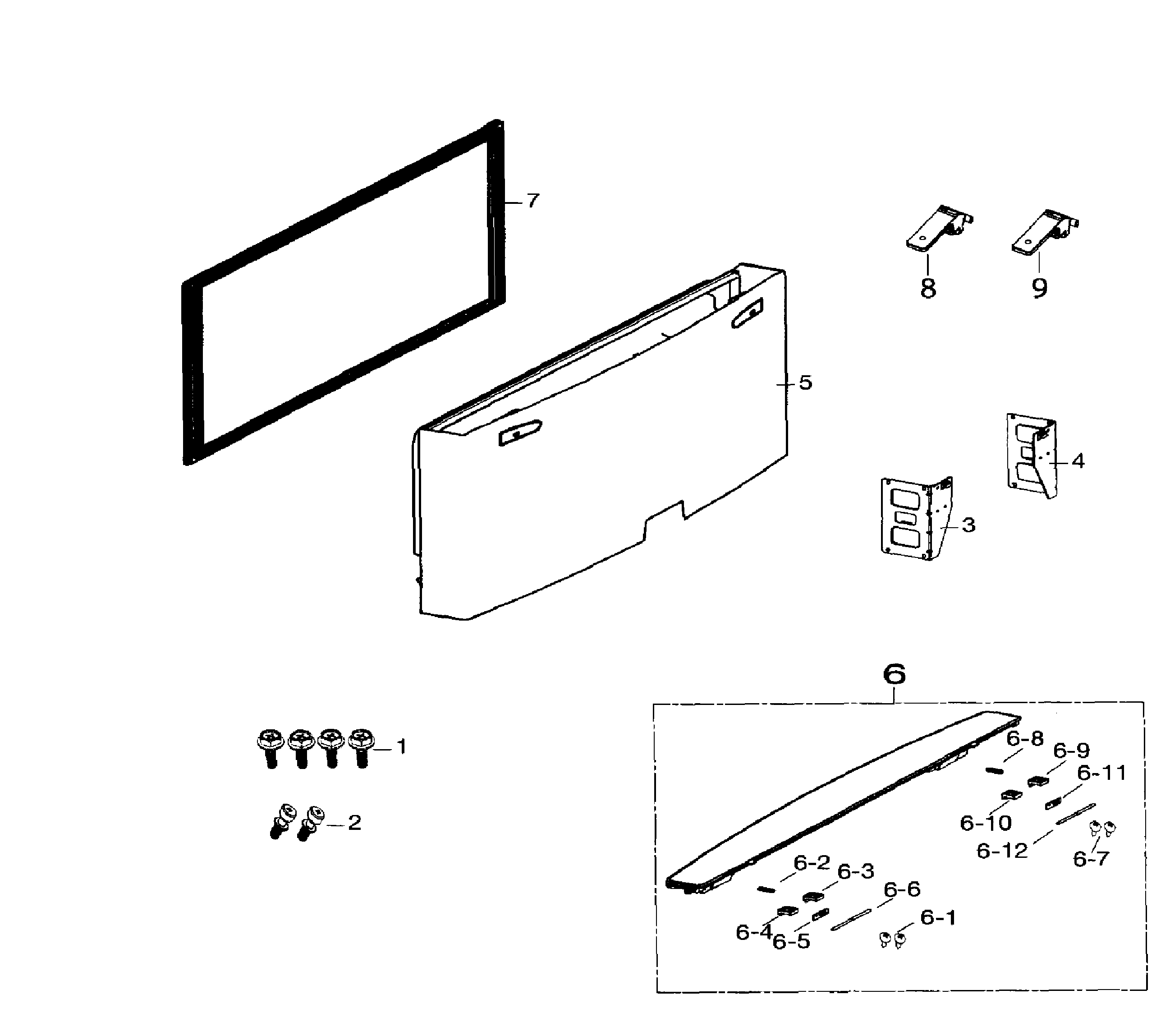 Official Samsung RF260BEAEBC/AA-02 bottom-mount refrigerator parts ...