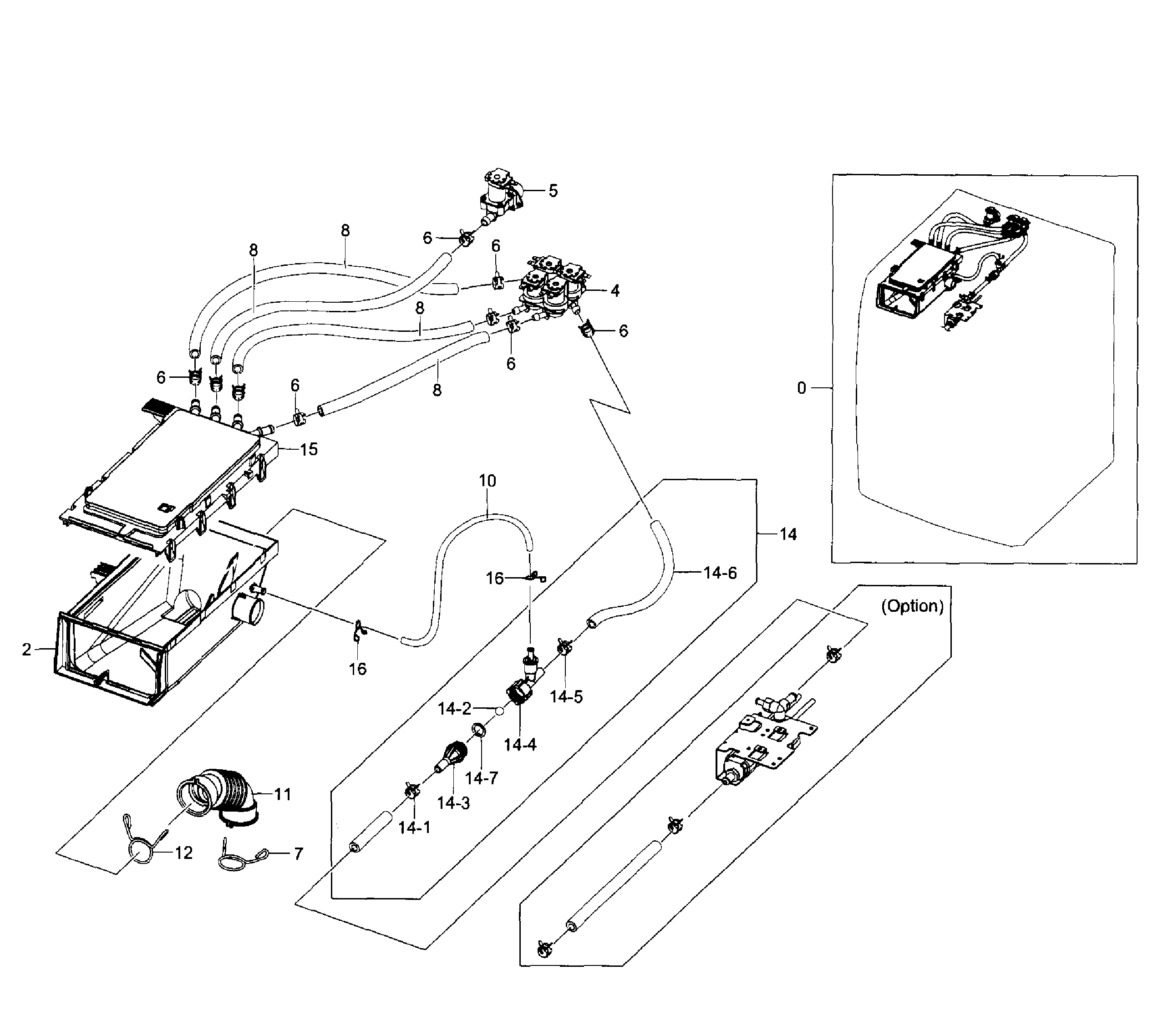 Page - 20 Official Samsung WF520ABW/XAA-01 washer parts | Sears PartsDirect