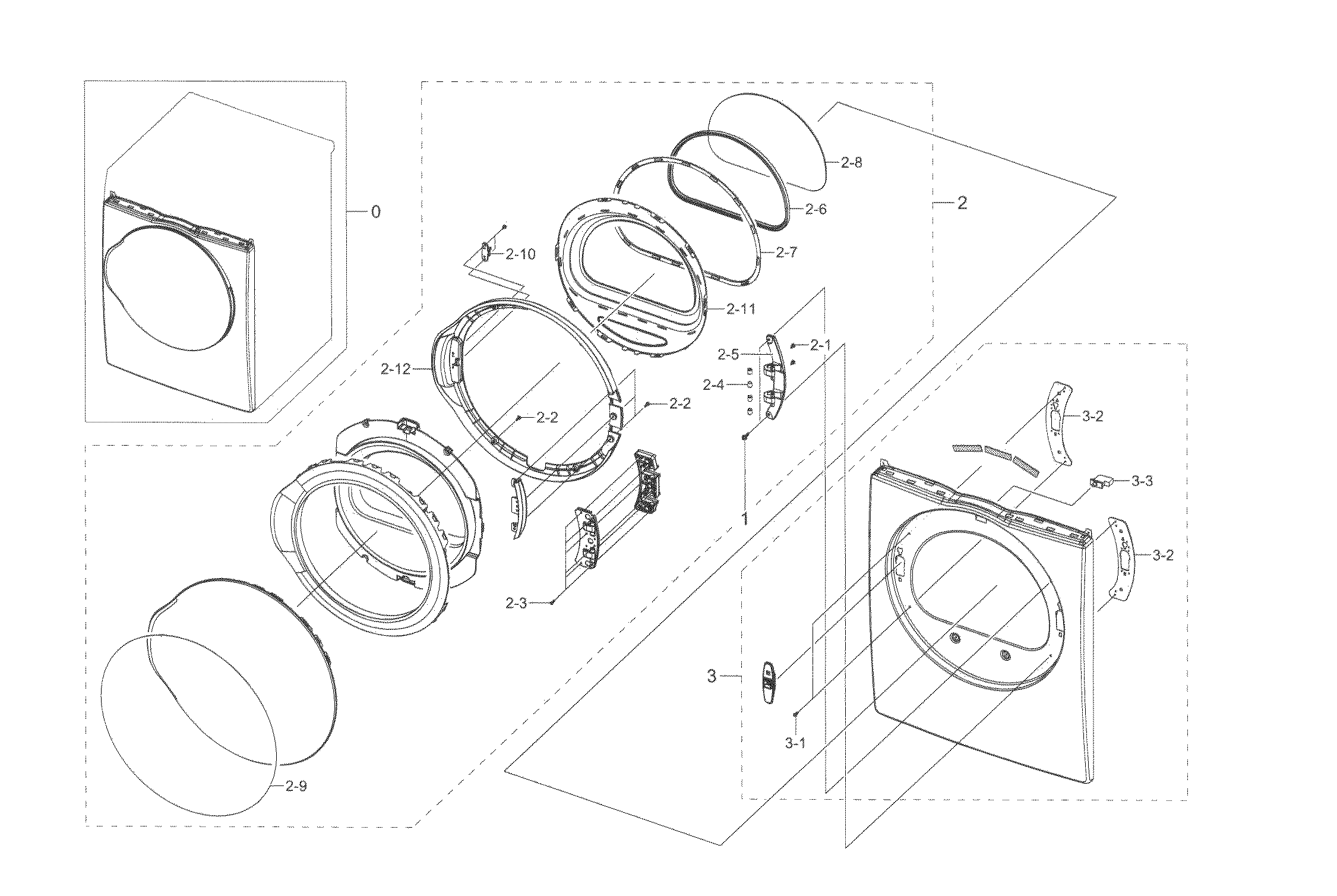 Page - 7 Official Samsung DV22K6800EW/A1-01 dryer parts | Sears PartsDirect