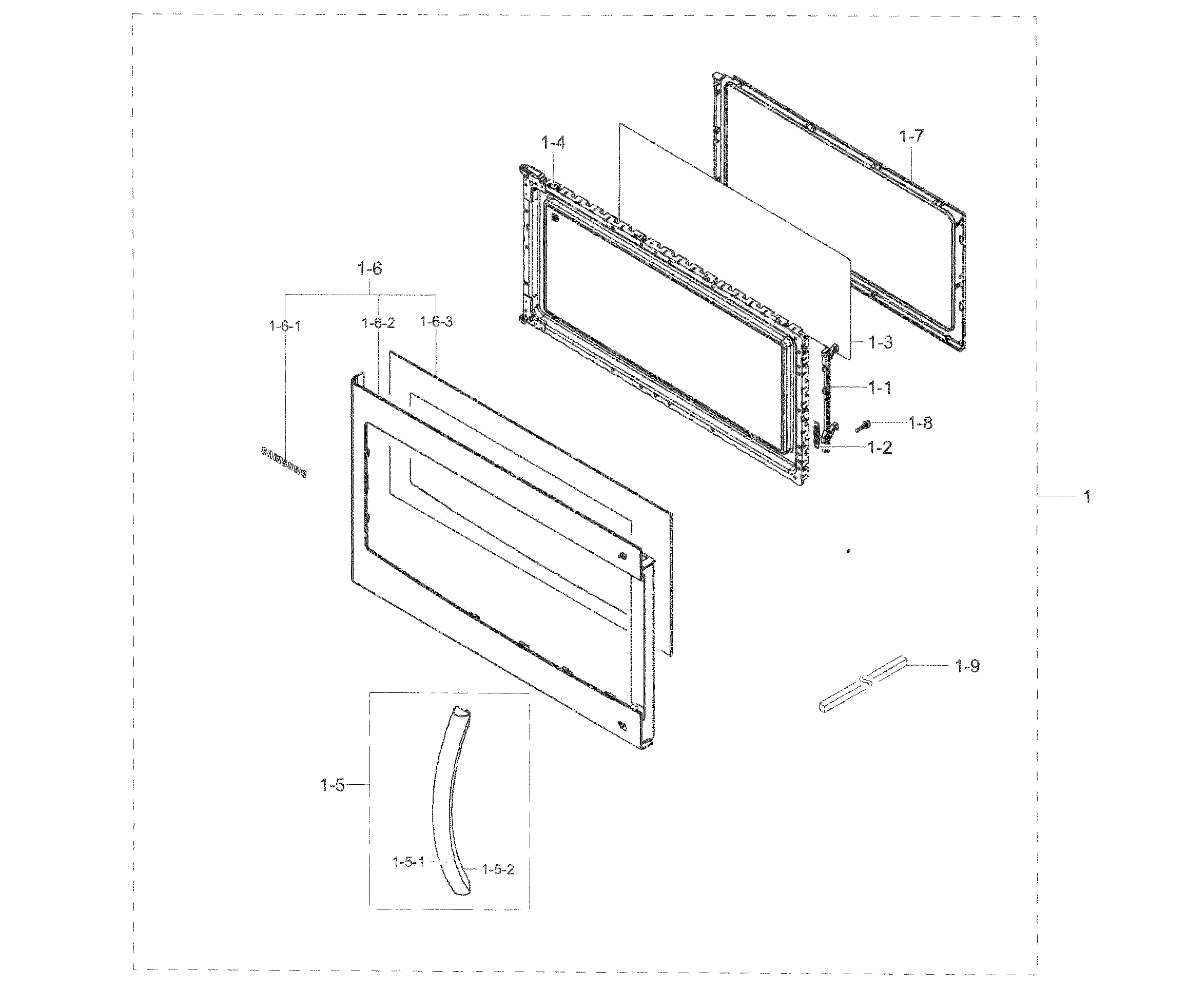 Official Samsung ME16K3000AS/AA-00 microwave/hood combo parts | Sears ...