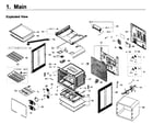 Official Samsung NE58K9500SG/AA-00 electric range parts | Sears PartsDirect