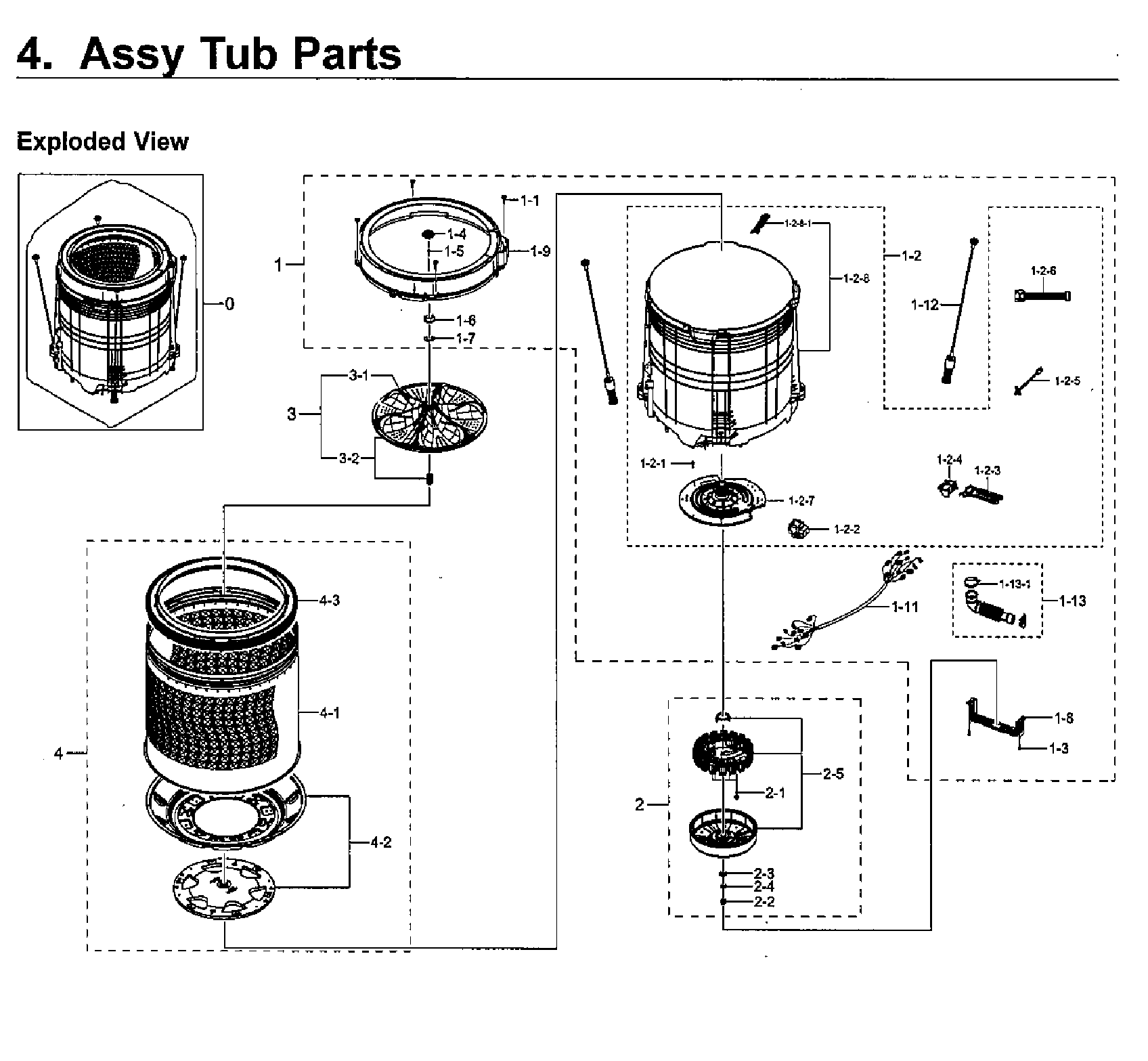 Official Samsung WA54M8750AV/A4-00 washer parts | Sears PartsDirect