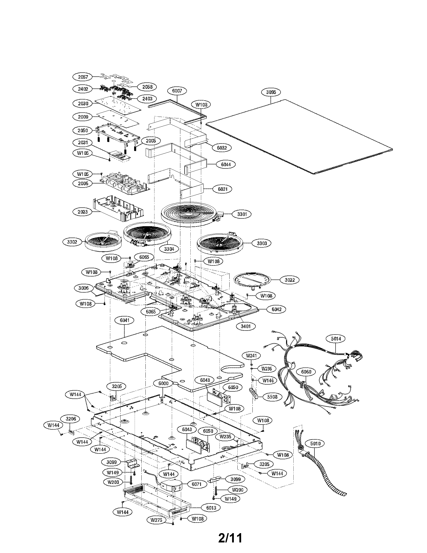Official LG LCE3610SB electric cooktop parts | Sears PartsDirect
