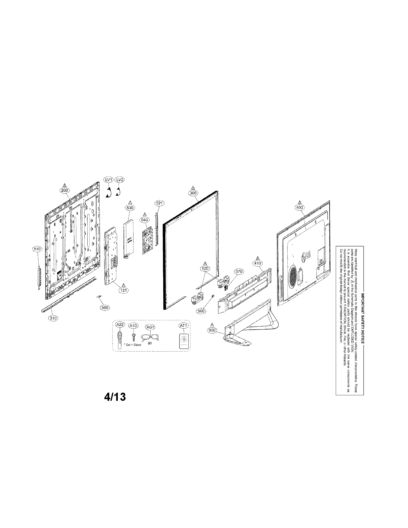Page - 3 Official LG 47LA6900UDBUSQLJR lcd television parts | Sears ...