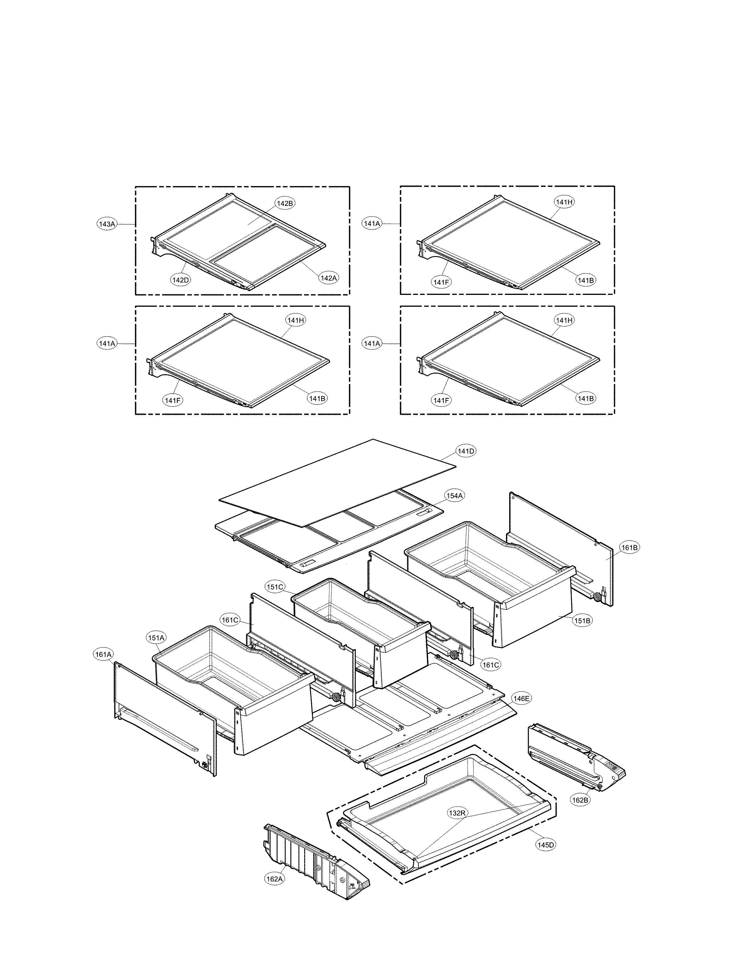 LG LFX33975ST/02 bottom-mount refrigerator Parts | Diagrams, Manuals ...