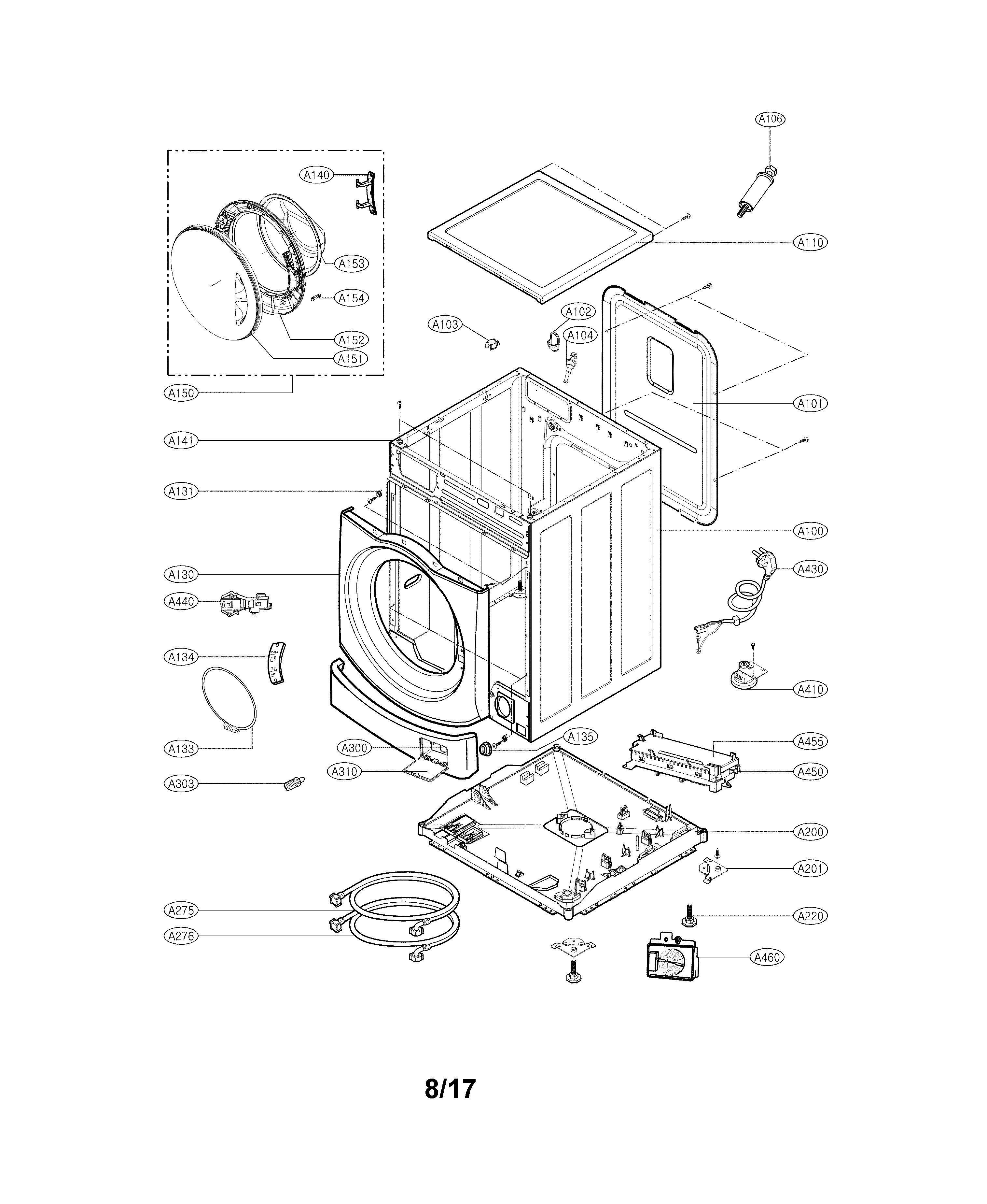 Official LG WM3488HS/00 washer parts | Sears PartsDirect