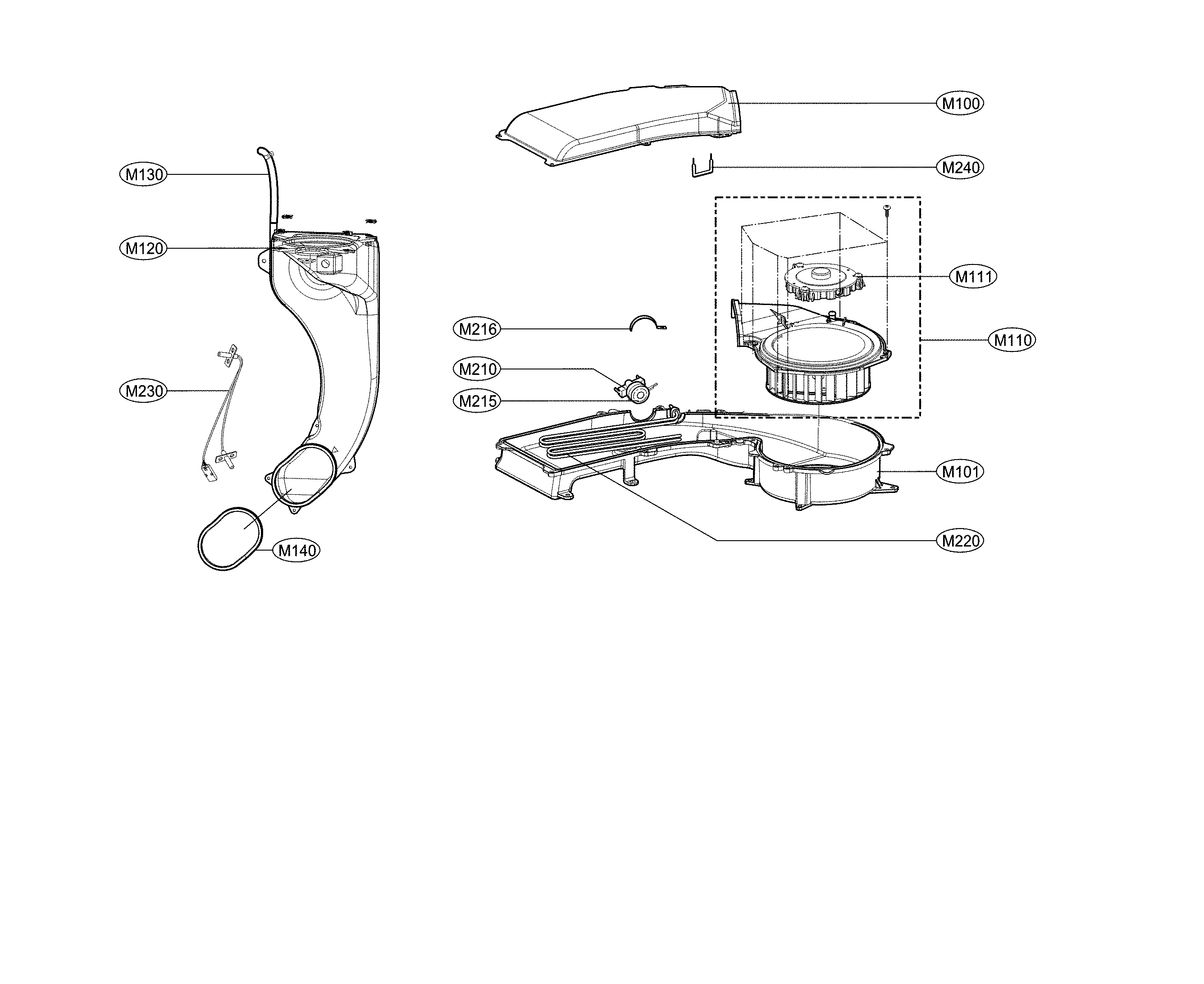 Official LG WM3488HW/00 washer parts | Sears PartsDirect