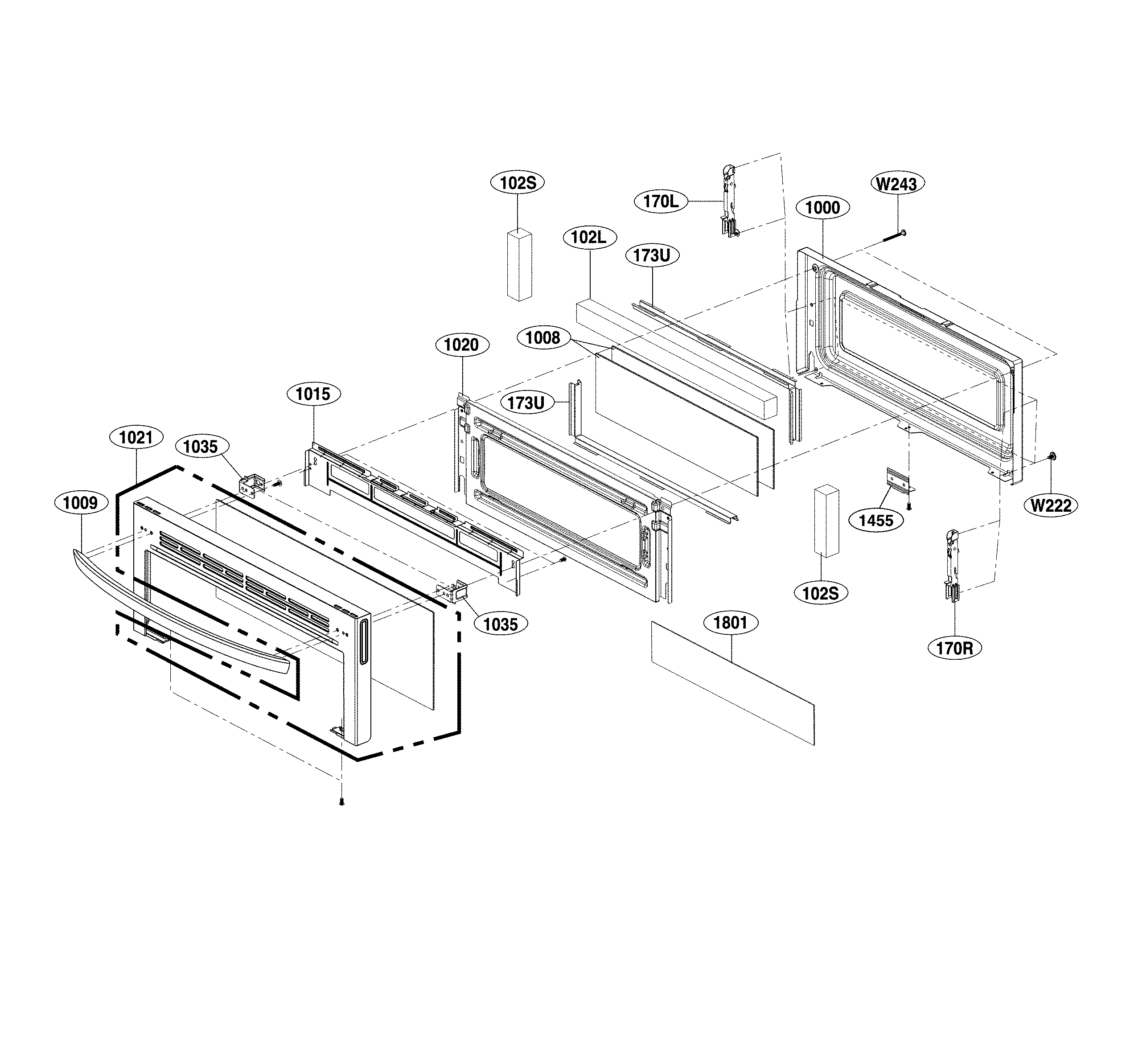 Official LG LDE4413BD/00 electric range parts | Sears PartsDirect