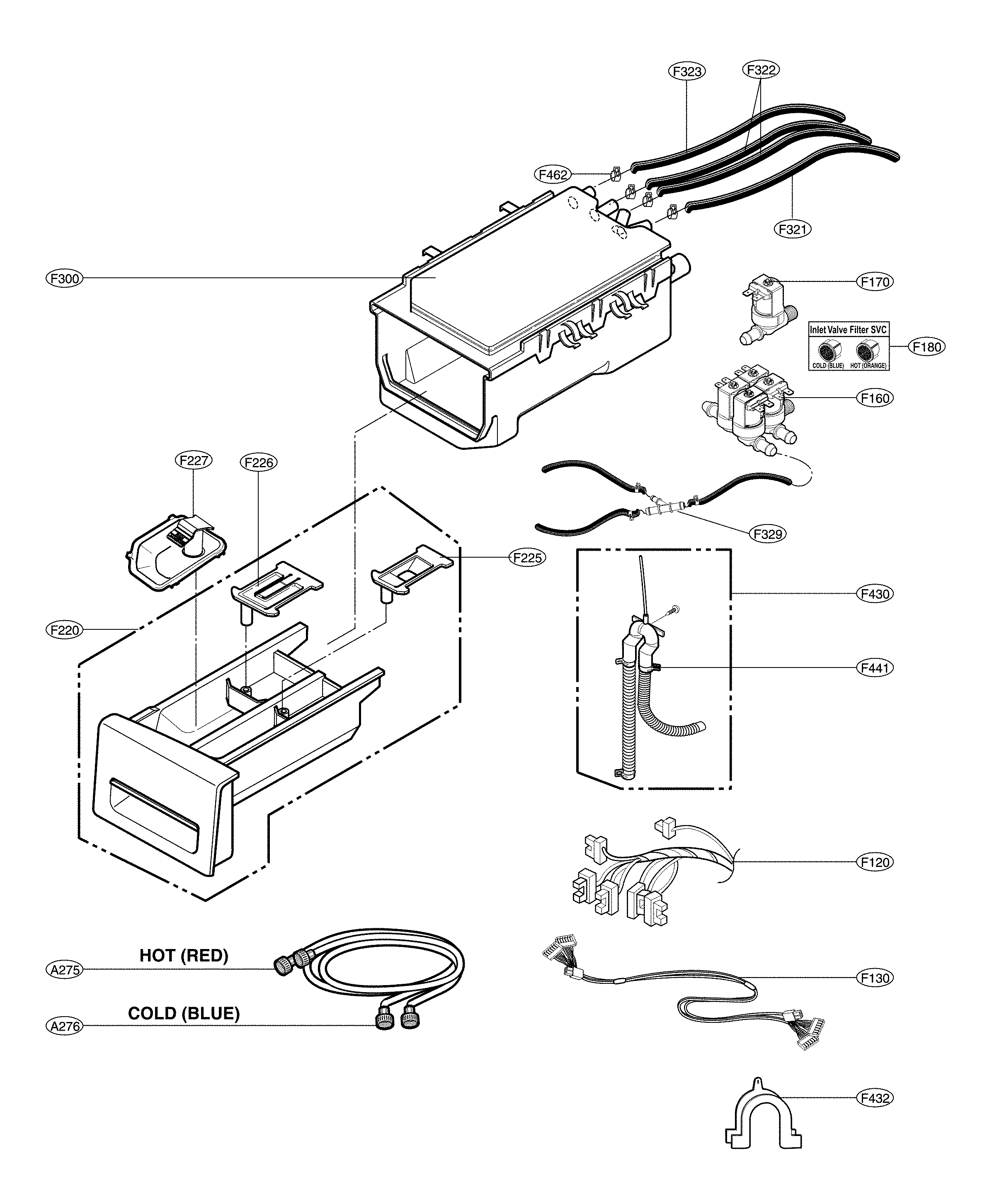 Official Kenmore Elite 79641722000 washer parts | Sears PartsDirect